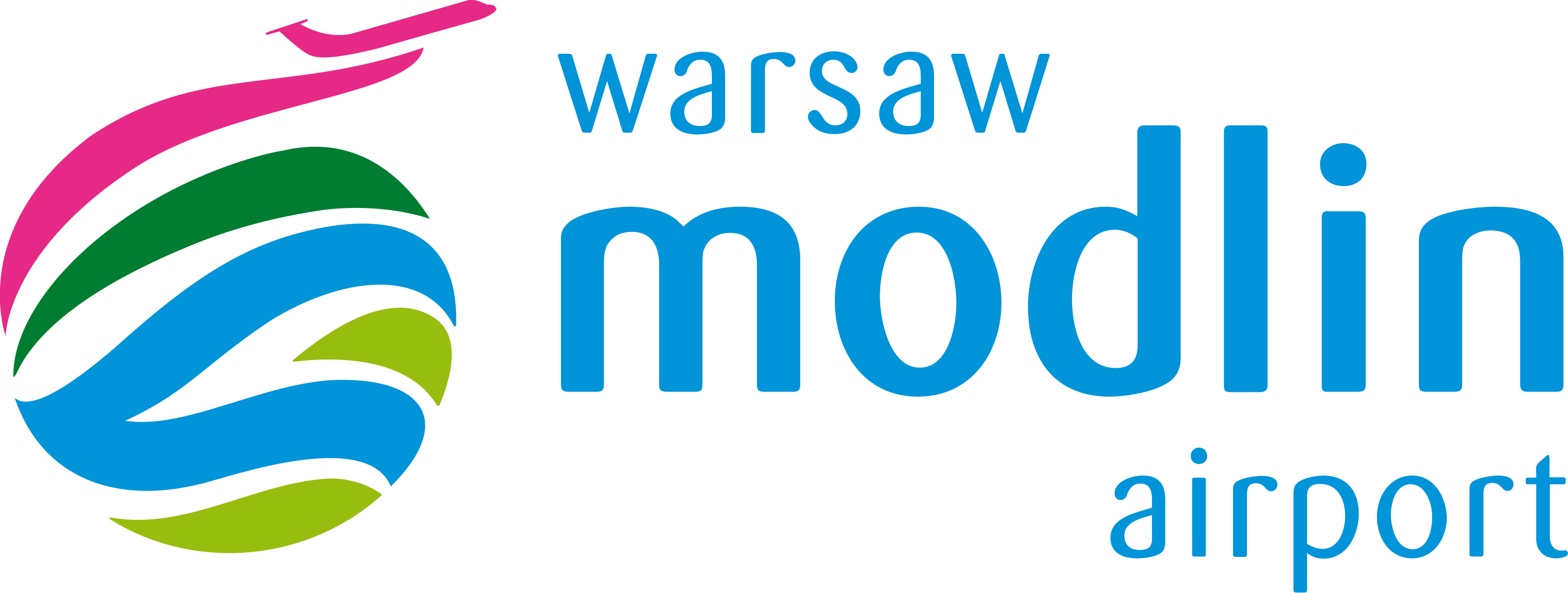 Warsaw Modlin Airport Logo Download in SVG Vector or PNG File Format